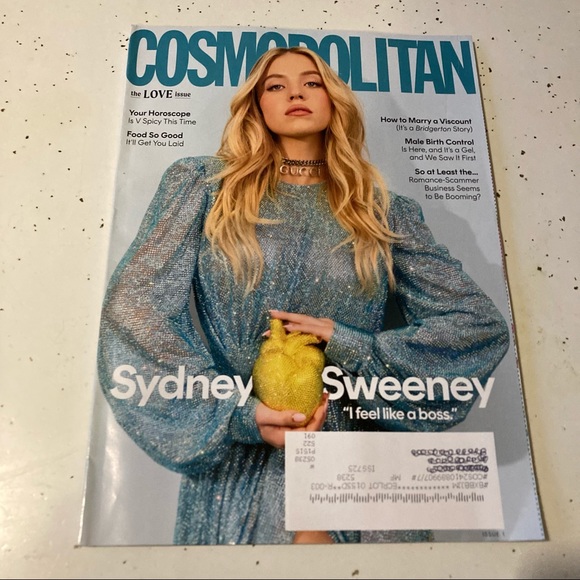 Cosmopolitan | Accents | Nwt March 222 The Love Issue Sydney Sweeney ...